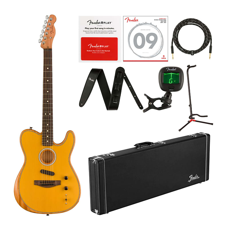 Fender Acoustasonic Player Telecaster 6-String Acoustic | Reverb