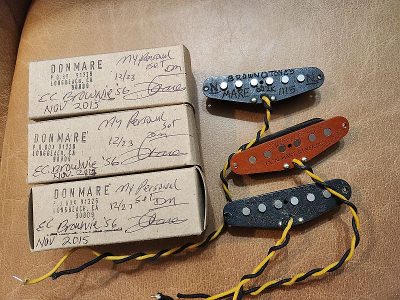 Don Mare Formvar Brown-O-Tones Strat Pickup Set | Reverb