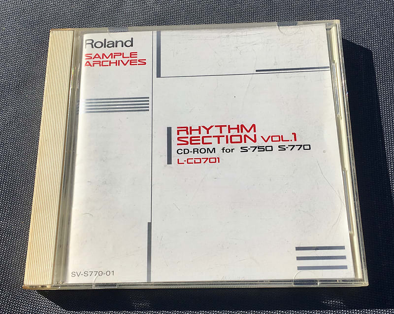 Roland CD-Rom: Rhythm Section Vol. 1 Sample Library | Reverb