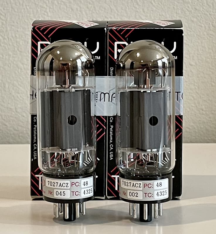 7027A - Ruby / JJ Electronics, Vacuum Tubes Matched Pair NEW | Reverb