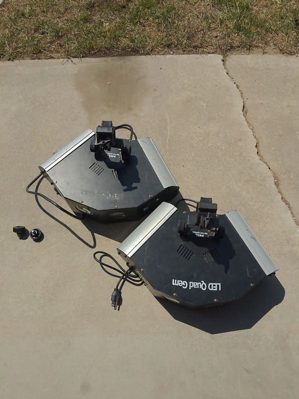 Adj Led Quad Gems Dmx Black | Reverb Australia