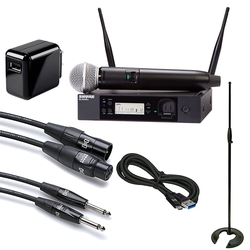Shure GLXD24R+SM58 Wireless Rack System with SM58 Microphone | Reverb