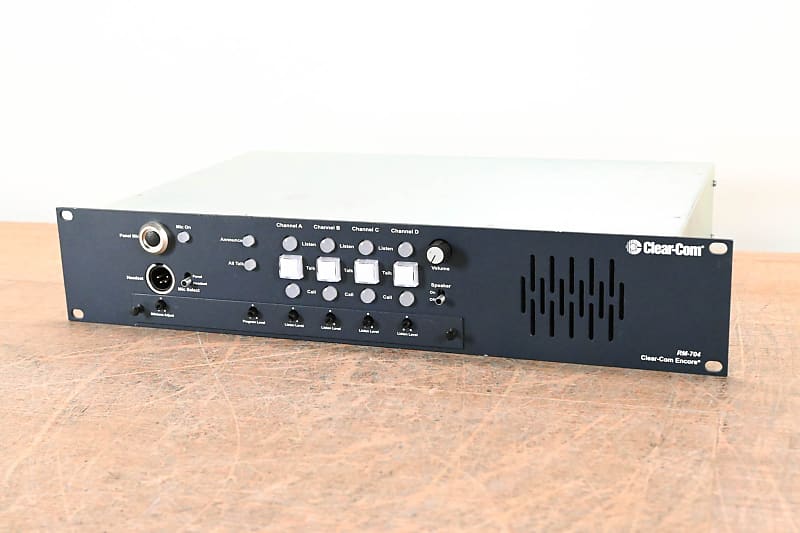 Clear-Com RM-704 2RU 4-Channel Intercom Remote Station | Reverb