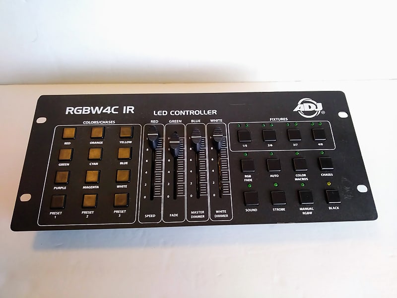 ADJ RGBW4C IR 4-Channel DMX LED Lighting Controller Tested | Reverb