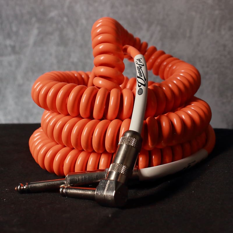 Voltage 25FT 1/4" Vintage Coils Orange ST/RA | Reverb