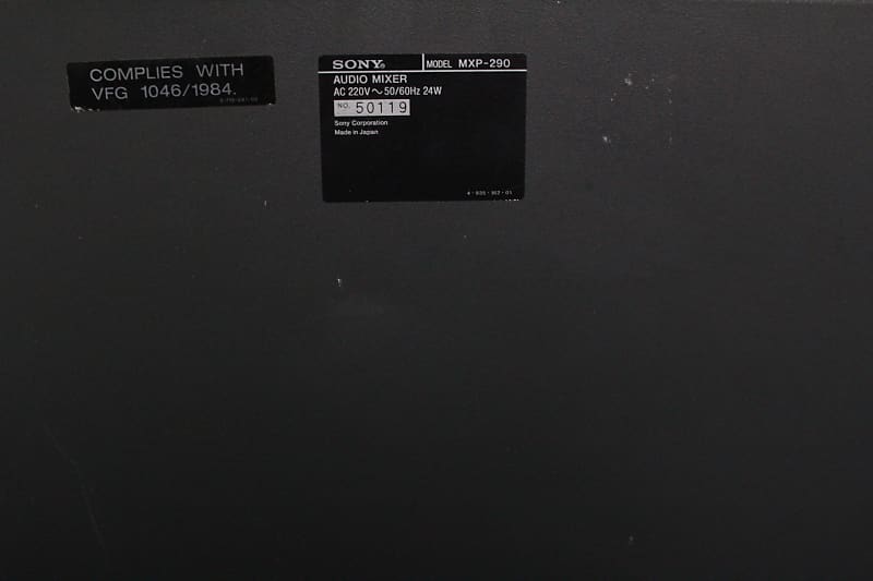 Sony MXP-290 | Reverb