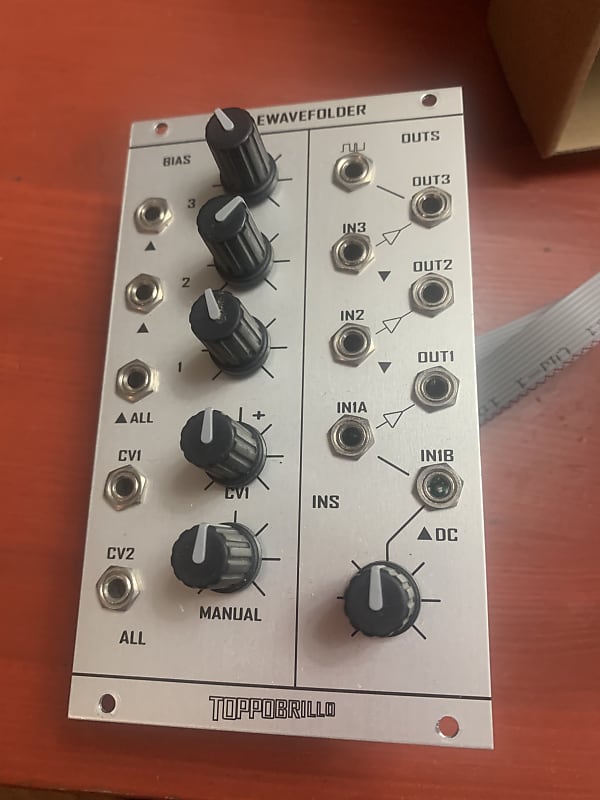 Toppobrillo Triple Wavefolder Silver | Reverb