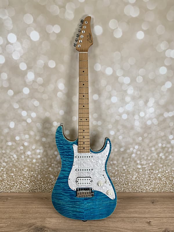 Suhr Standard Plus Roasted Maple Bahama Blue | Reverb UK