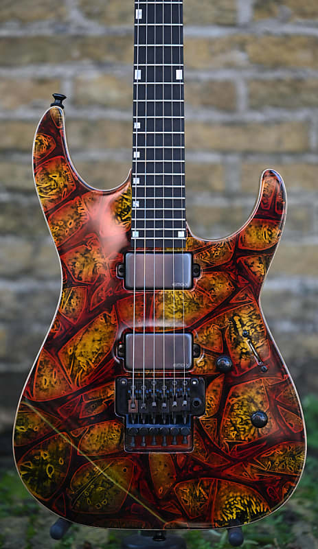 ESP USA M-II DLX FR EMG - Hellfire | Reverb