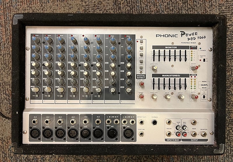 Phonic Powerpad powered mixer Mixer (San Antonio, TX) | Reverb
