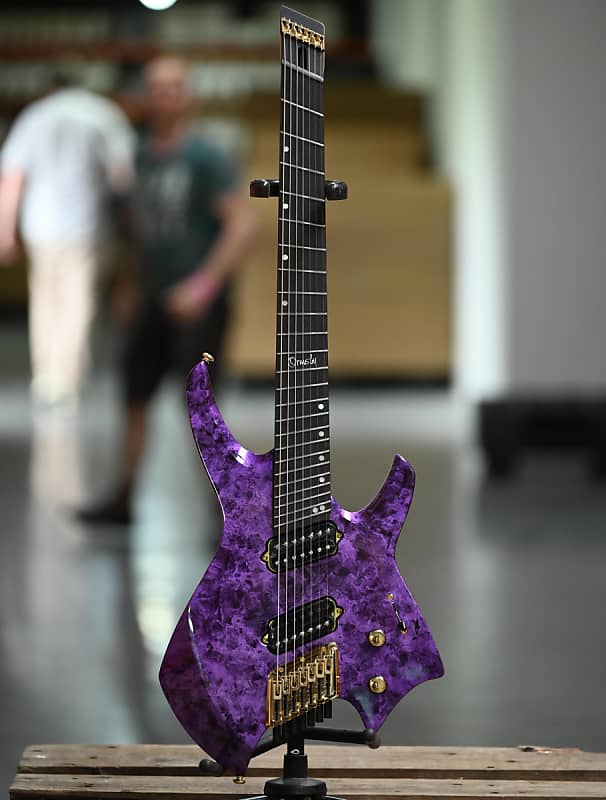 Ormsby Headless Goliath 7 GTR - Purple Marblizer | Reverb