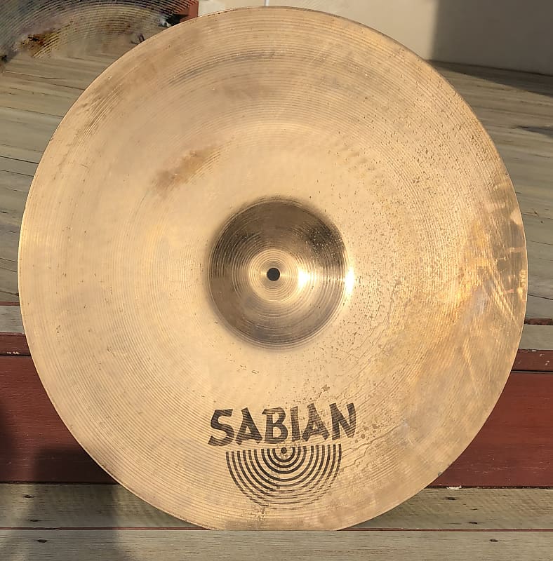 VINTAGE- 1980s 20" SABIAN MEDIUM HEAVY RIDE CYMBAL 2,608 grms | Reverb