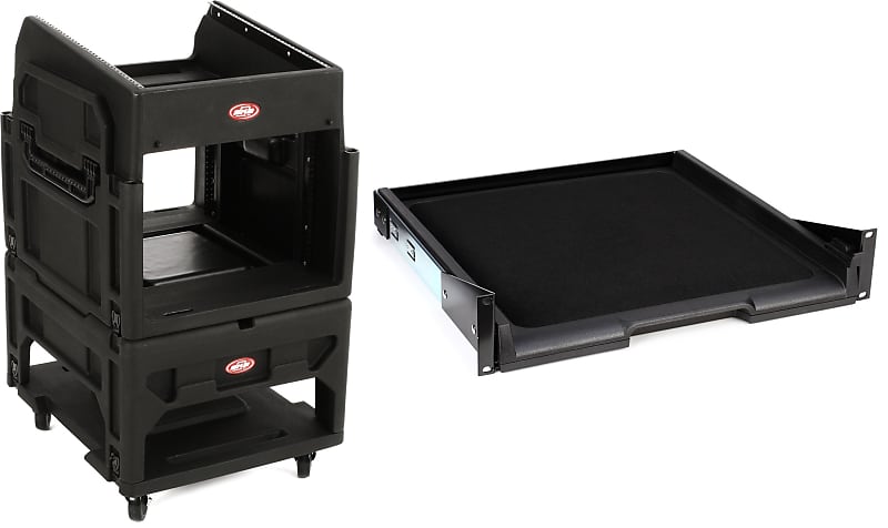 SKB 1SKB19-R1208 12U Top / 8U Bottom Gig Rig Mixer Rack Case | Reverb