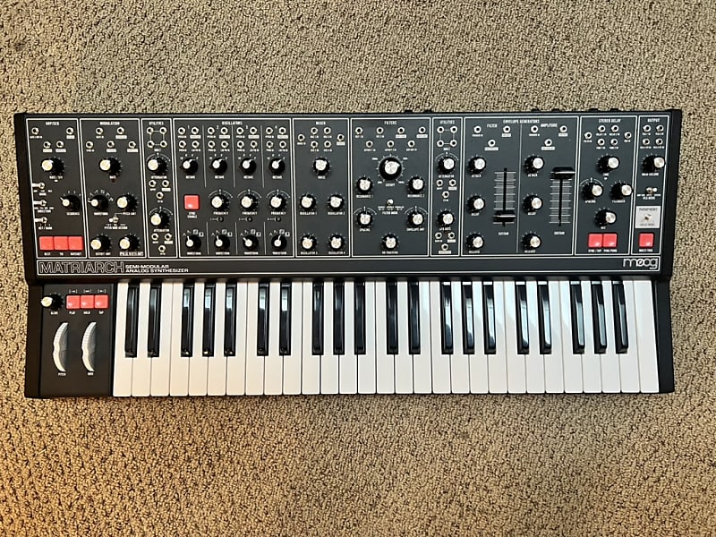 Moog Matriarch BLACK 49-Key Semi-Modular Analog Synthesizer | Reverb