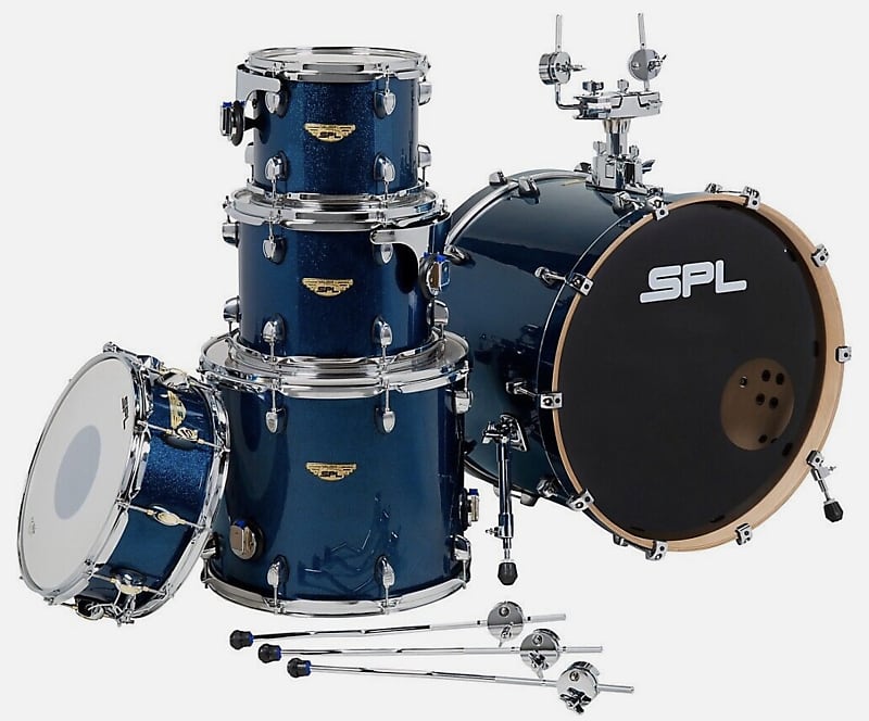 *NEW-IN-BOX* SPL Velocity 5-Piece Cobalt Sequin Birch Shell | Reverb