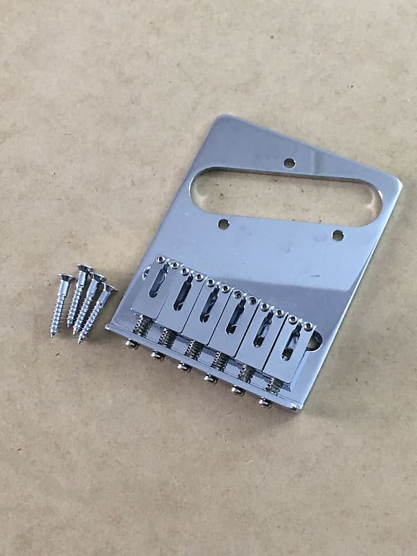 Lefty Modern FENDER Gotoh MIJ 6 Saddle Guitar Bridge Genuine | Reverb
