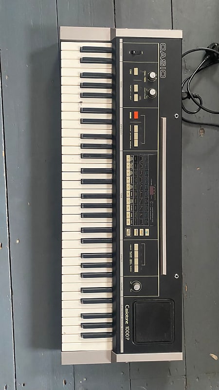 Casio CT-1000p Casiotone 61-Key Synthesizer 1980s - Black | Reverb UK