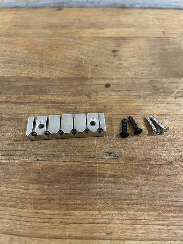 Rare Nickel Wilkinson USA Made Roller Nut Fits Fender Jeff | Reverb