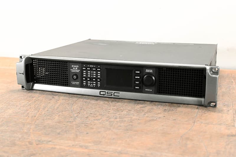 QSC CXD4.5 4-Channel Installation Power Amplifier with DSP | Reverb