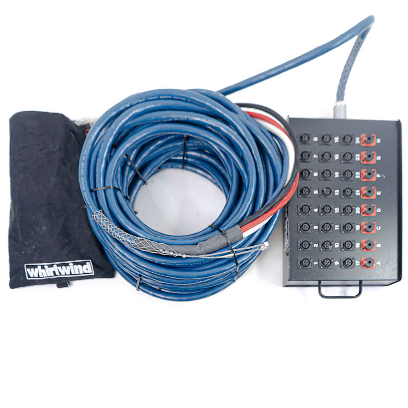 Whirlwind Medusa 24-Channel 24x8 Snake Box to Fan 100ft | Reverb UK