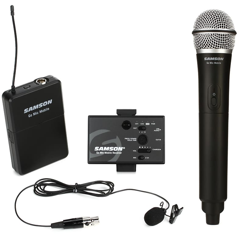 Samson Go Mic Mobile Lavalier Wireless System Bundle with | Reverb