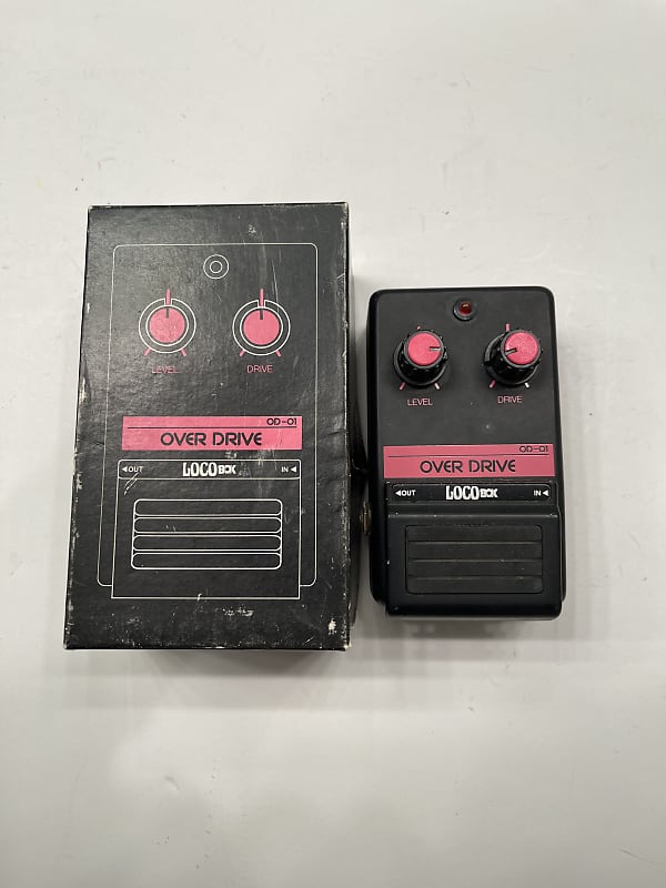 Loco Box OD-01 Overdrive Analog Rare Vintage Guitar Effect | Reverb