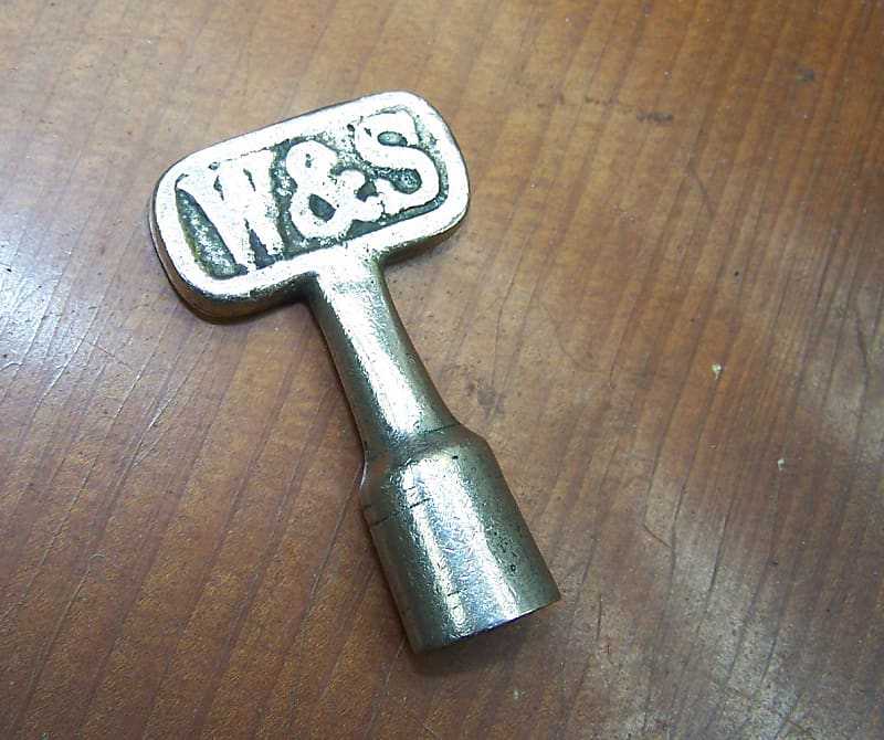 Weymann & Sons Banjo bracket wrench/key (9/32") nickel plate | Reverb