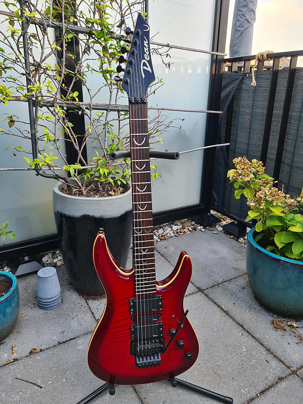 Dean DS-91E 1991-1993 Transparant Red | Reverb