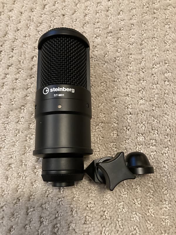 Steinberg St-m01 Black studio condenser microphone | Reverb
