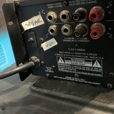 Peavey PV 1200 Professional Stereo Power Amp | Reverb