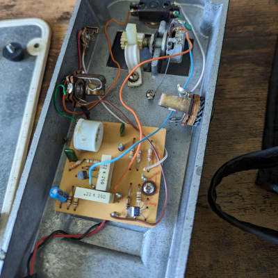 Vintage Jen Crybaby Super Wah pedal White Fasel inductor | Reverb