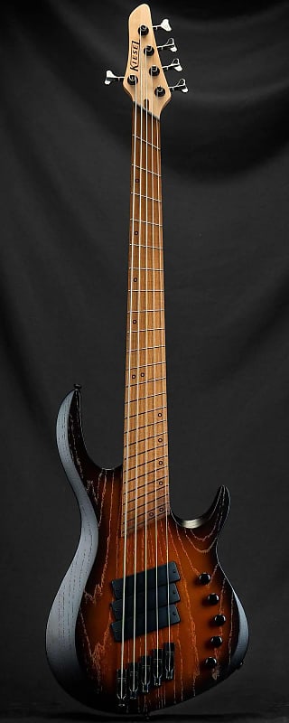 Kiesel A2 Bass - Magma Metallic w/ Translucent Black Burst | Reverb