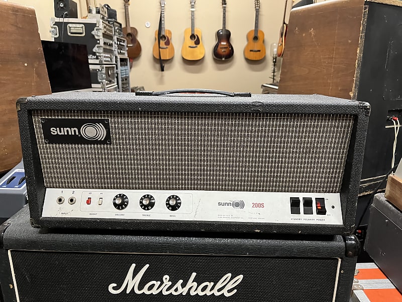 Sunn 200s Guitar/Bass Amp Head 1969 | Reverb