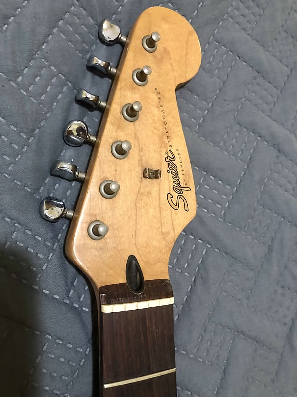 Squier by Fender Stratocaster Neck 1997 Made in Mexico | Reverb