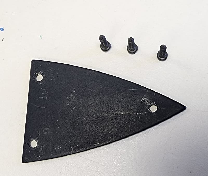 BC Rich Vintage Guitar Bass Original Metal truss Rod Cover | Reverb