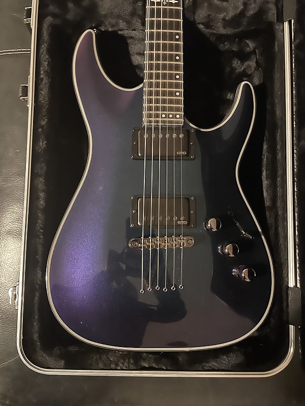 Schecter C1 hybrid ultra violet 2021 | Reverb