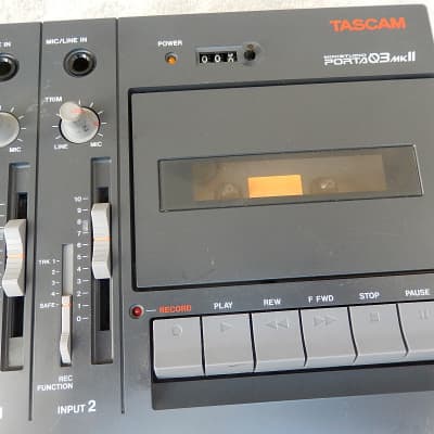 TASCAM Porta 03 MKII Ministudio 4-Track Cassette Recorder | Reverb