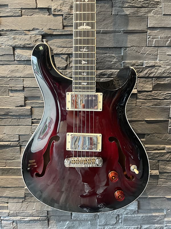 PRS SE Hollowbody Standard Fire Red 2022 - Fire Red | Reverb