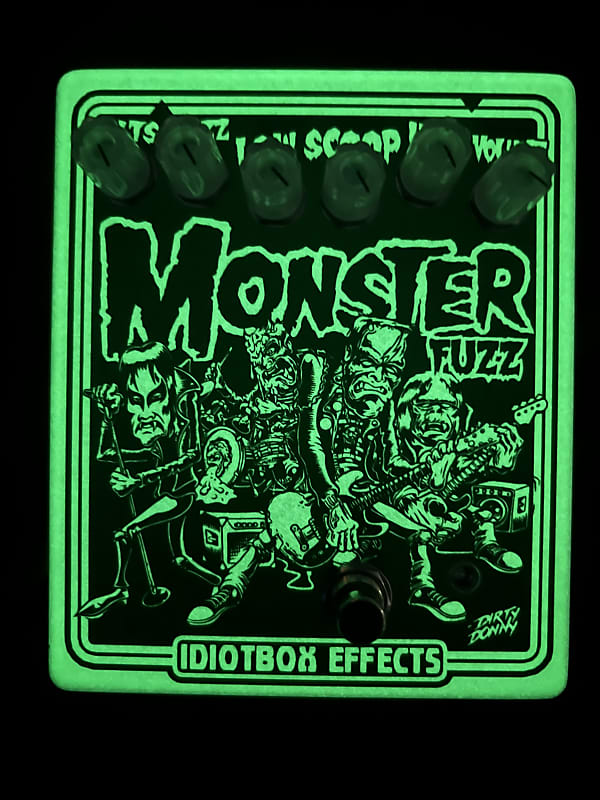 IdiotBox Effects Monster Fuzz 2023 - White/glow in the dark | Reverb
