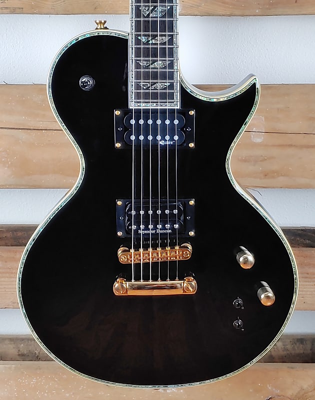 2010 Fernandes Monterey Elite Limited Black With Sustainer | Reverb