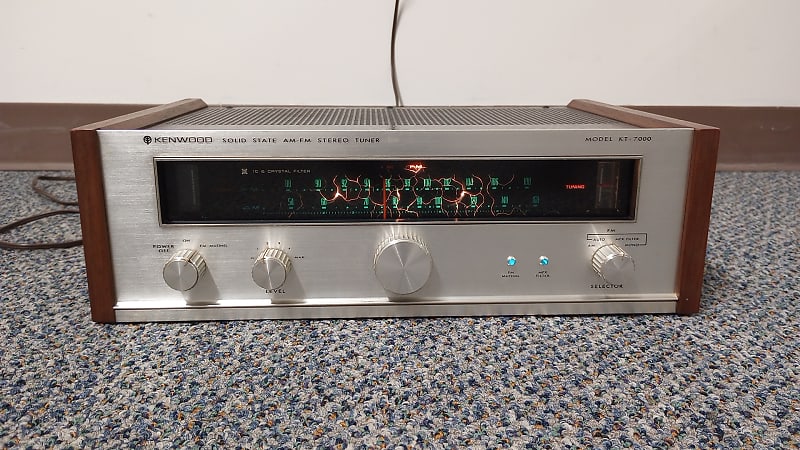 Kenwood KT-7000 Solid State AM-FM Stereo Tuner | Reverb