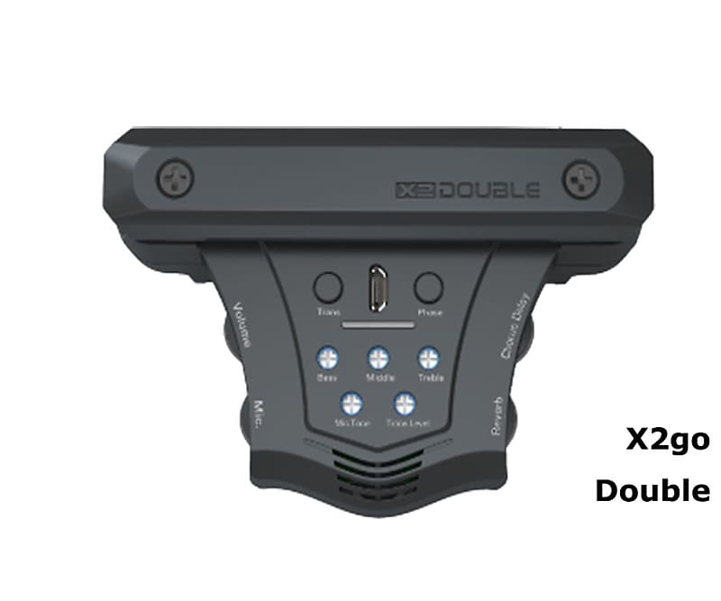Double X2GO (AcoustiFex) Acoustic Guitar Preamp Pickup | Reverb UK