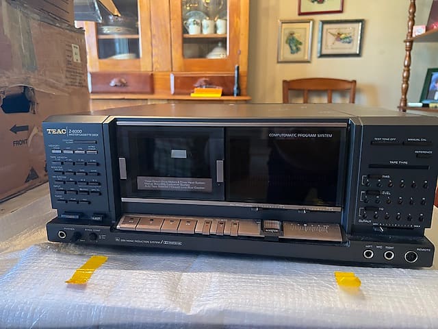TEAC Z 6000 Master Cassette Deck Early to Mid 1980's - Black | Reverb