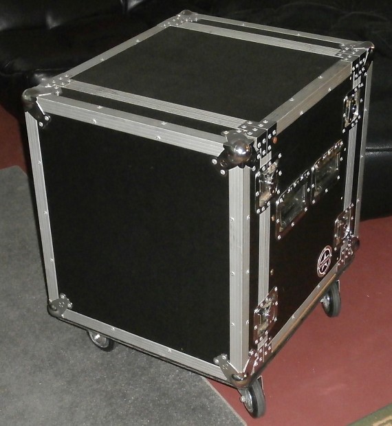 Road Runner 12U 12 space rack case on 4" casters | Reverb