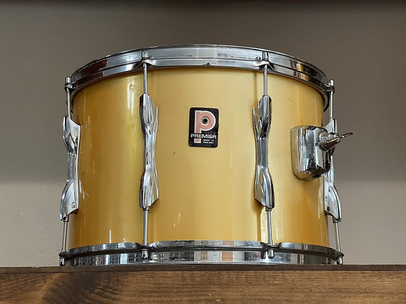 1970's Premier Resonator 14" Polychromatic Gold Rack Tom | Reverb