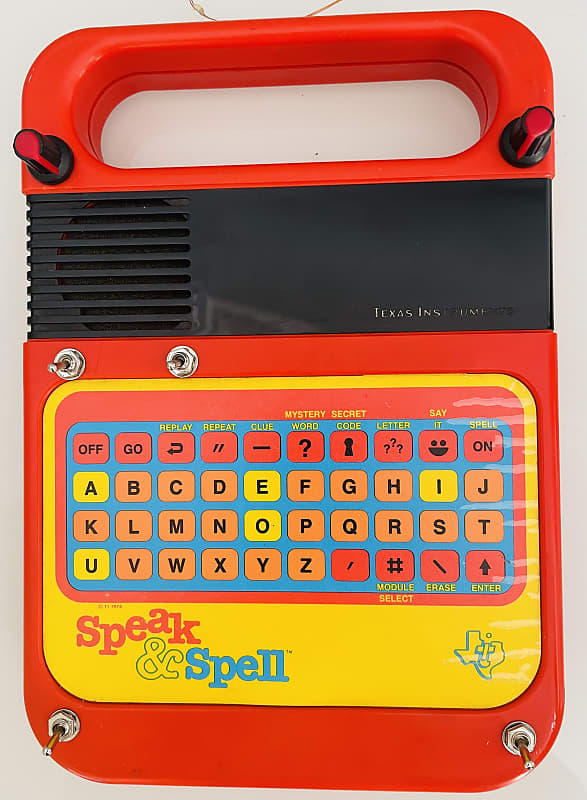Texas Instruments Speak and spell 80s Oranger Things | Reverb