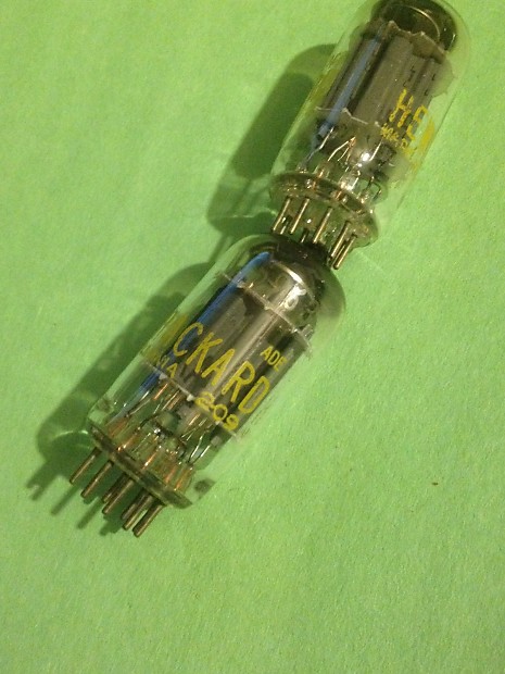 Hewlett Packard Pair of Two 5963 Industrial Grade 12AU7 Tubes | Reverb