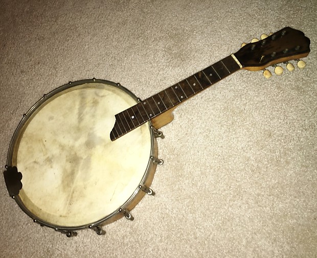 Vintage Oliver-Ditson Banjolin Manjo Banjo Mandolin 8-String | Reverb