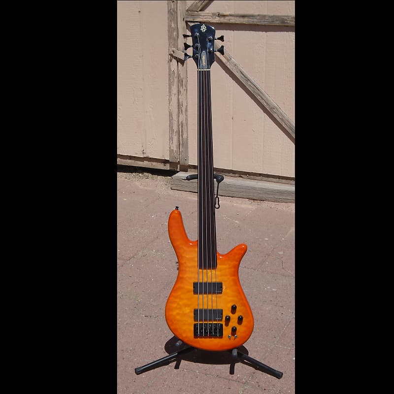 Spector Q5 Fretless 5-String Bass - Custom Unlined Wenge | Reverb