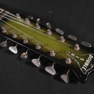 Burns of London Double Six 1964 Green 12 String Guitar | Reverb